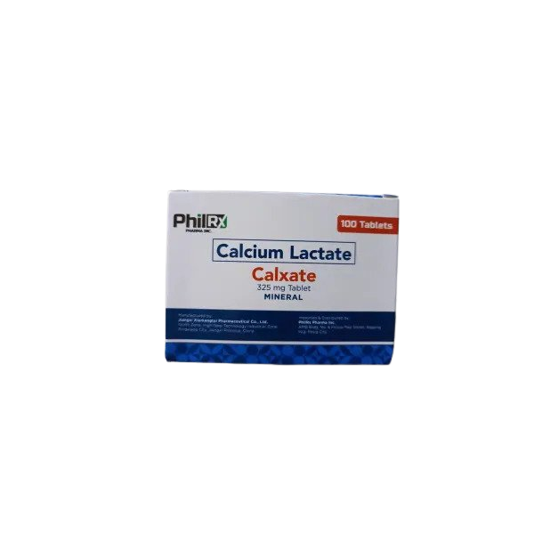 CALXATE Calcium Lactate 325mg Tablet 1's price in the Philippines ...